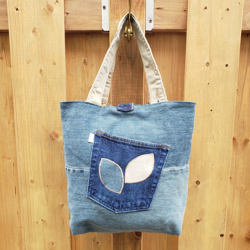Upcycled Tote Bag - Etsy