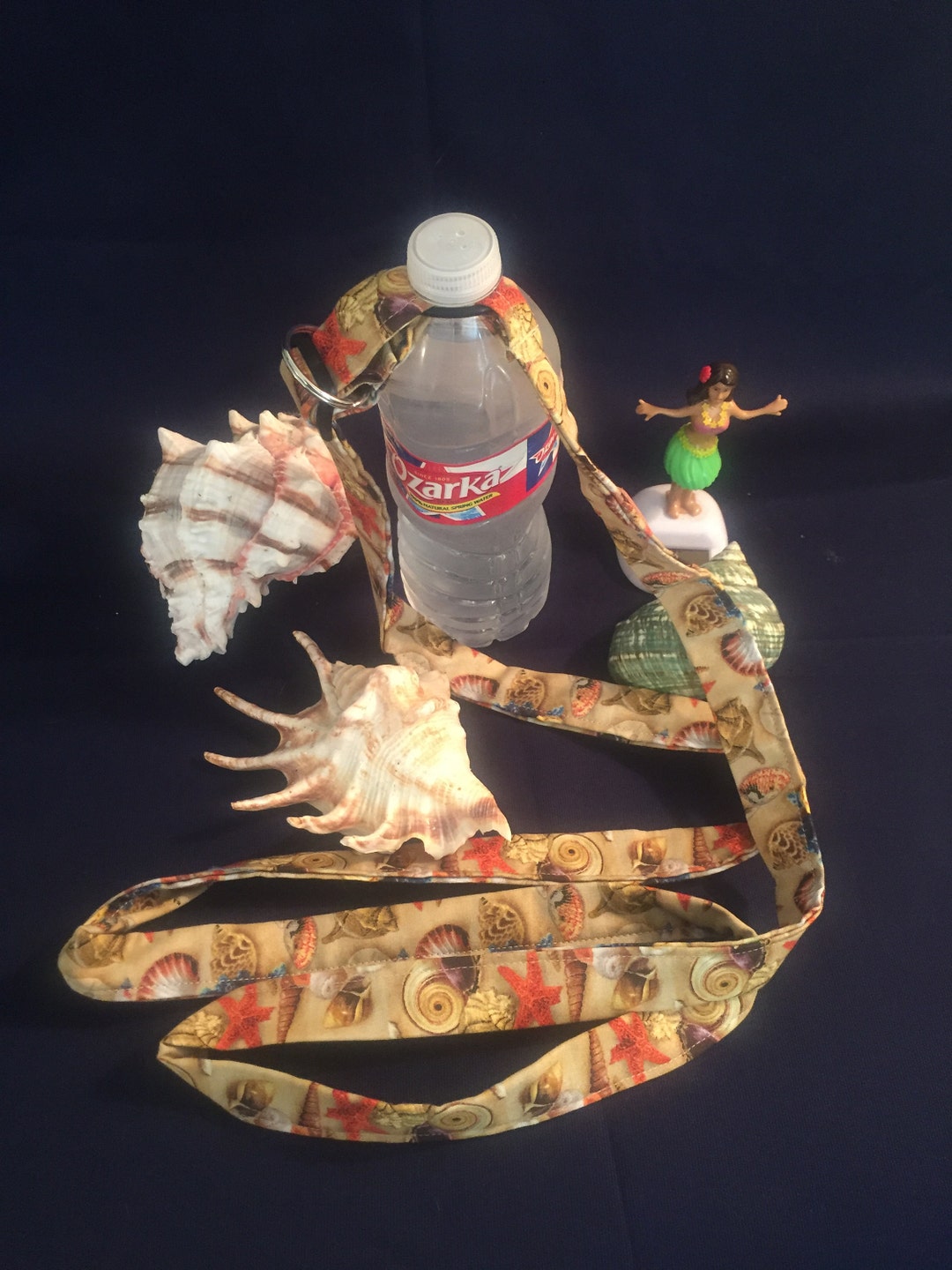 H2O. Water Bottle Strap- Beach Shells - SPRING SALE - Etsy