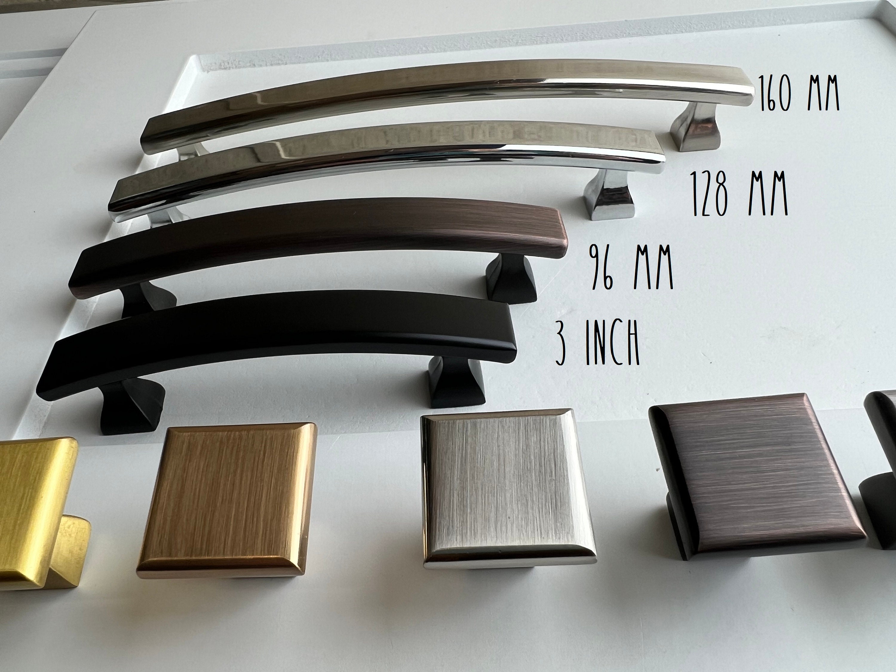 Pulls & Knobs Cabinet Refresh Hadley Collection 7 Finishes Furniture Cabinet Hardware Kitchen ...