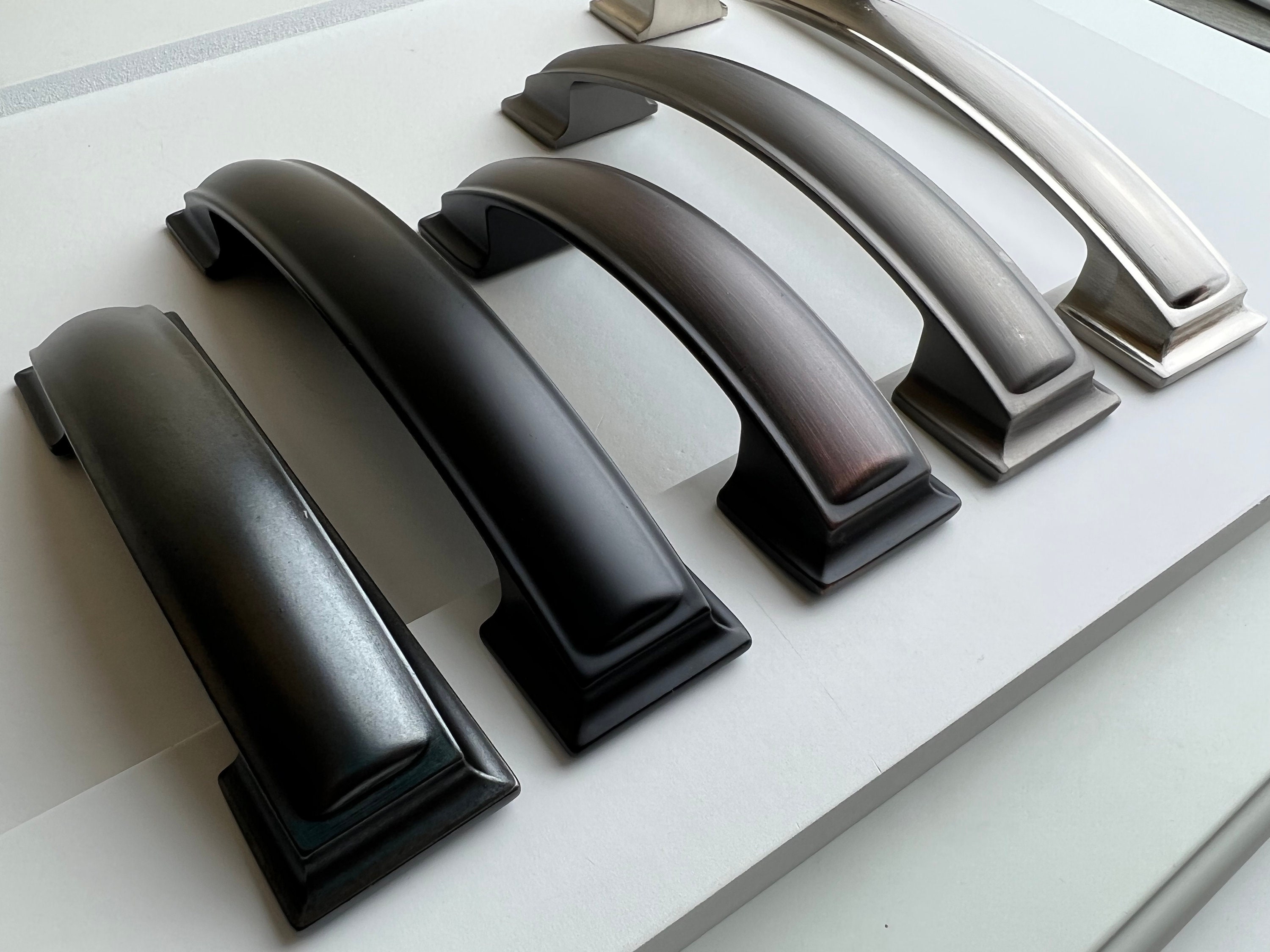 Annadale Cabinet Pulls & Knobs Cabinet Refresh Square Hardware 5 Finishes Furniture Hardware ...