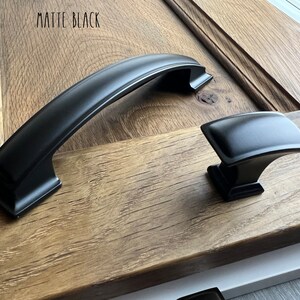 Annadale Cabinet Pulls & Knobs Cabinet Refresh Square Hardware 5 Finishes Furniture Hardware ...