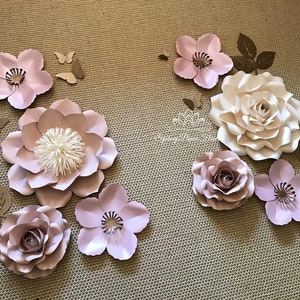 SWEET LEAH Paper flower backdrop/Paper flower wall/Wedding | Etsy