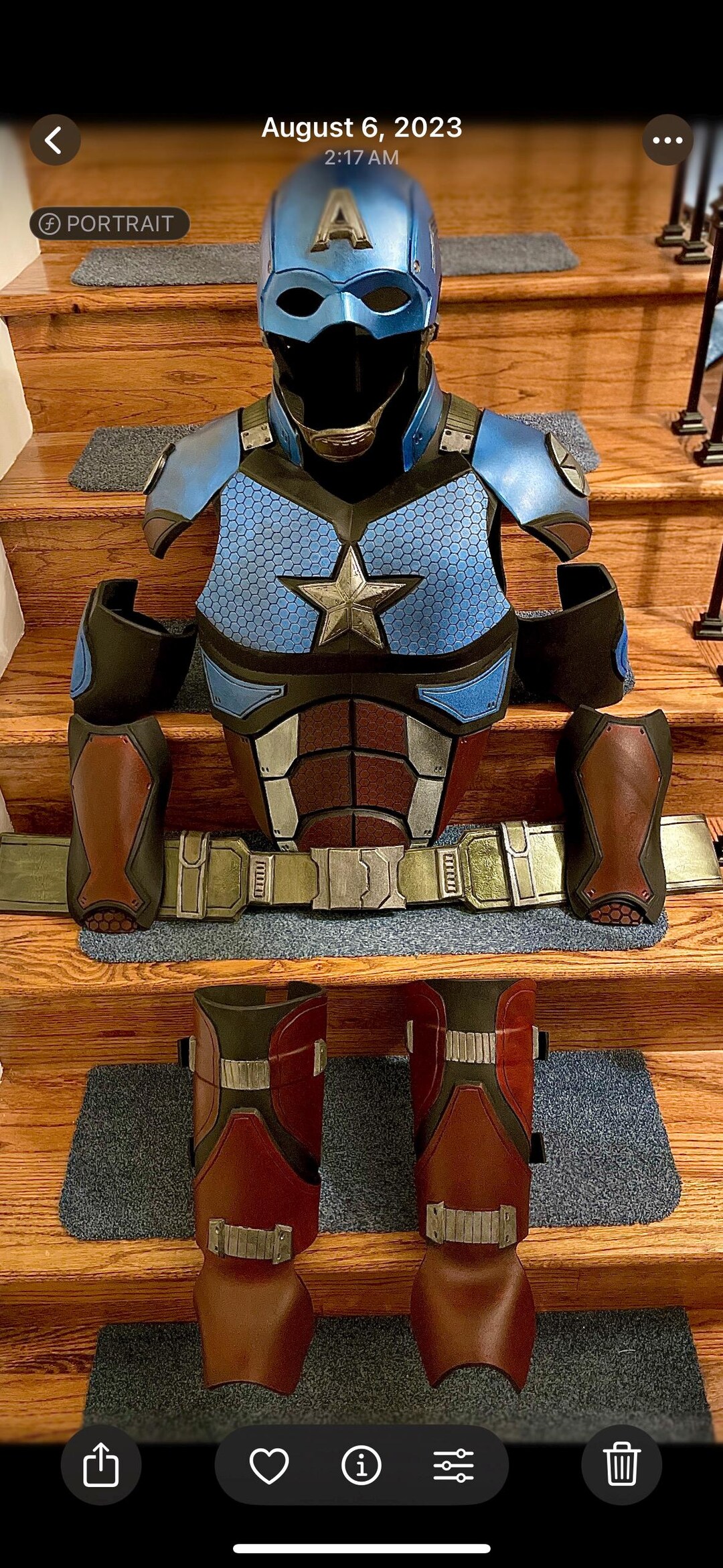 Captain America Cosplay Armor - Etsy