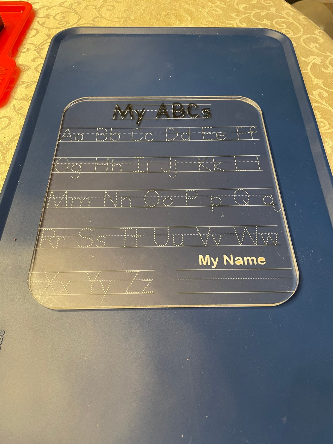 Acrylic Dry Erase Handwriting Training Tool - Etsy