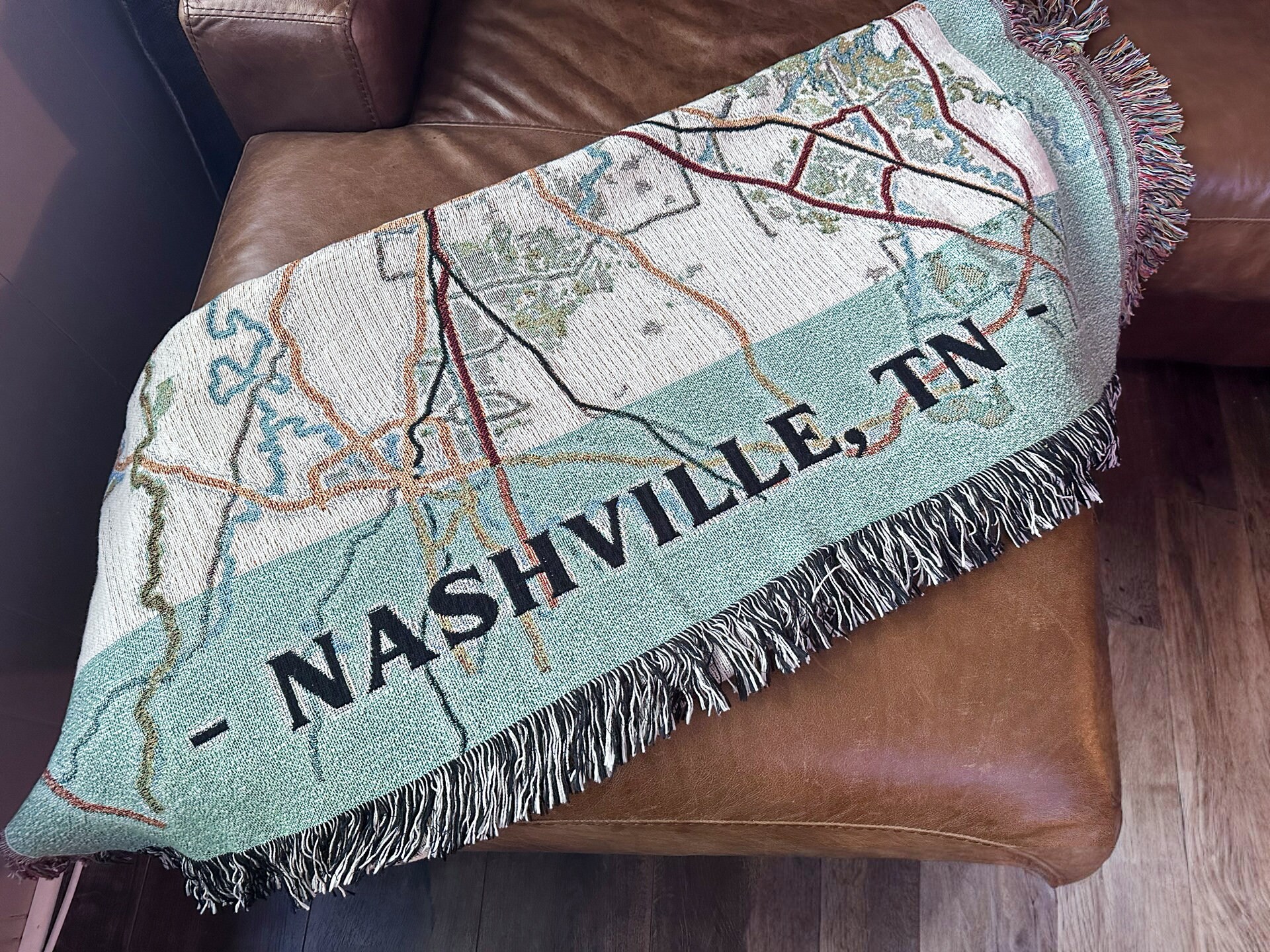 Custom Map Blanket | Personalized Map Throw Blanket | Second ...