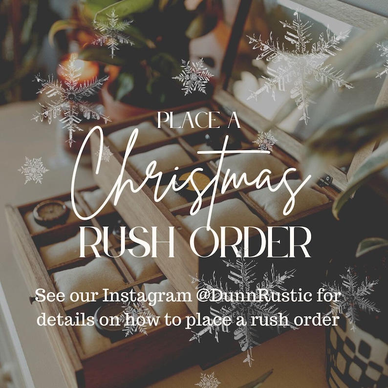 Acacia Solid Lid Valet Watch Box 5 Compartment Watch Box - Etsy