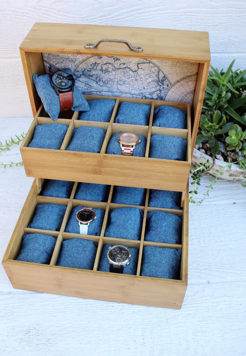 Watch Box 20 Compartment 12 Compartment Chest Watch | Etsy