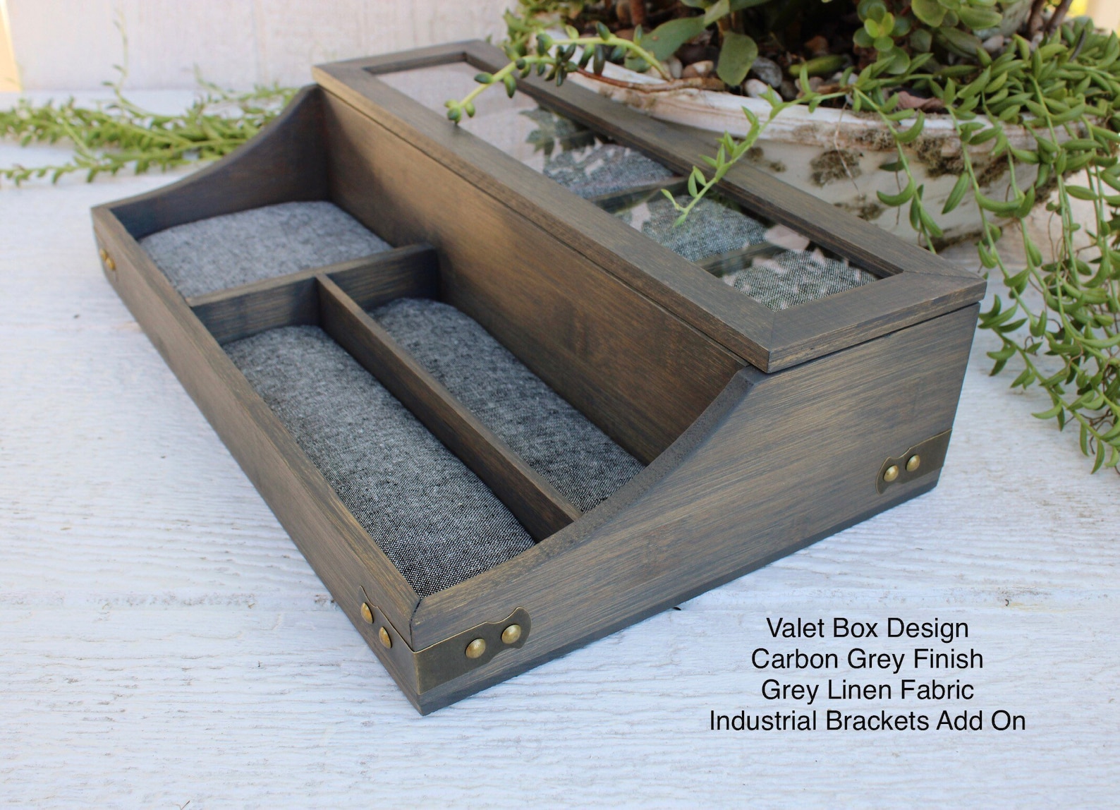 Industrial Brackets - ADD ON - Watch Box - Etsy