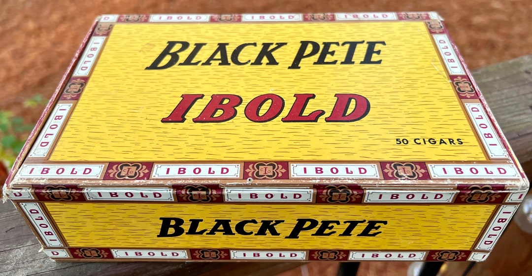 Vintage Black Pete Ibold Cigar Box Advertising 1970s Lima - Etsy