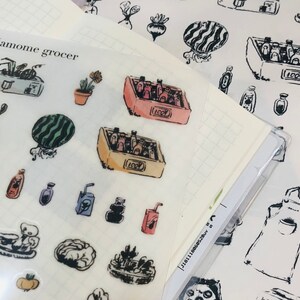 Tiny Town and Mini Mart Grocer Inspired Print on Stickers / Transfer ...