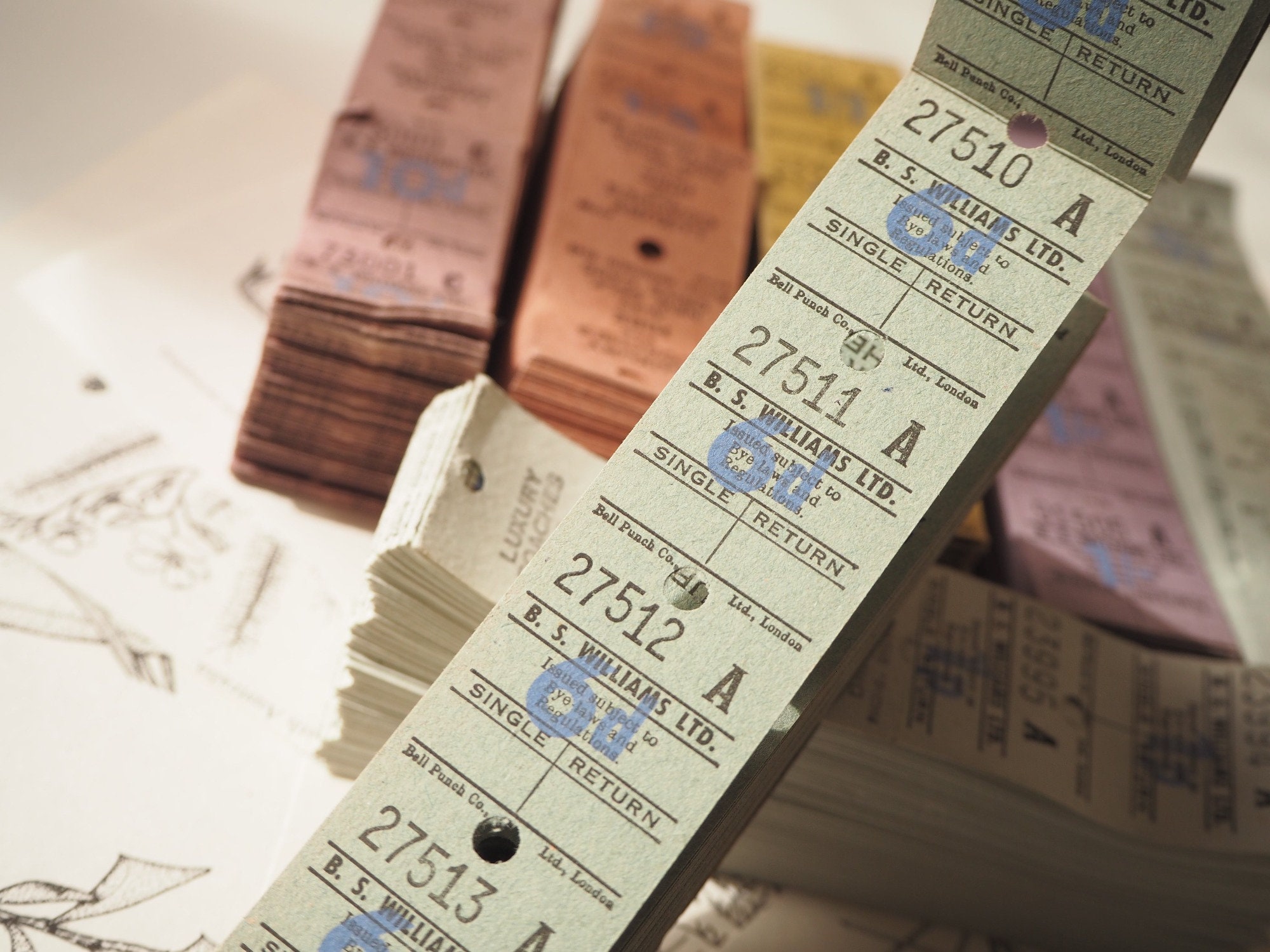 30 Pcs Random Mini Ticket Packets - Etsy