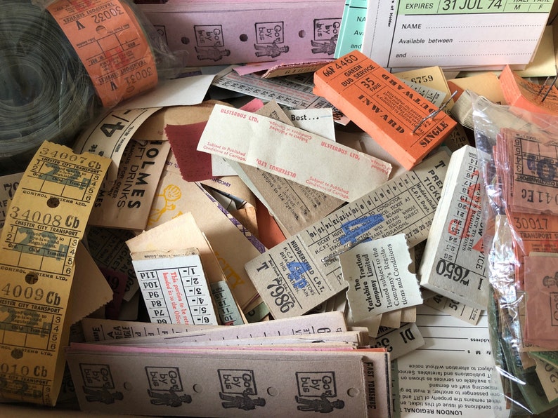 30 Pcs Random Mini Ticket Packets - Etsy