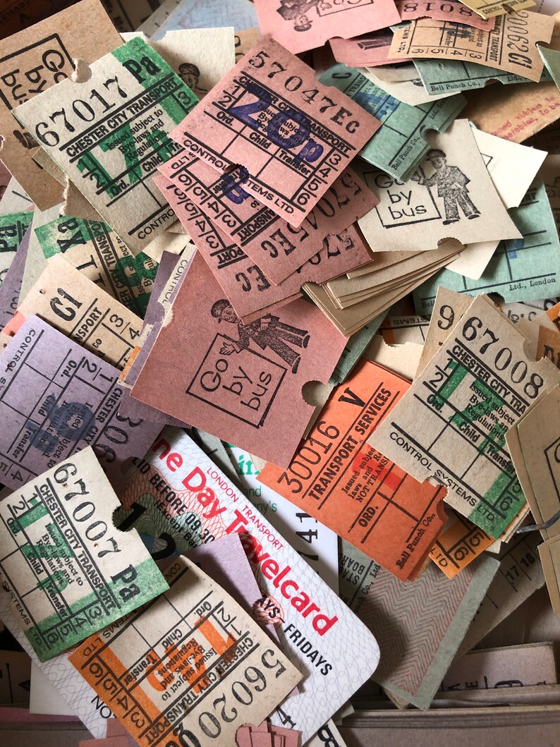 30 Pcs Random Mini Ticket Packets - Etsy