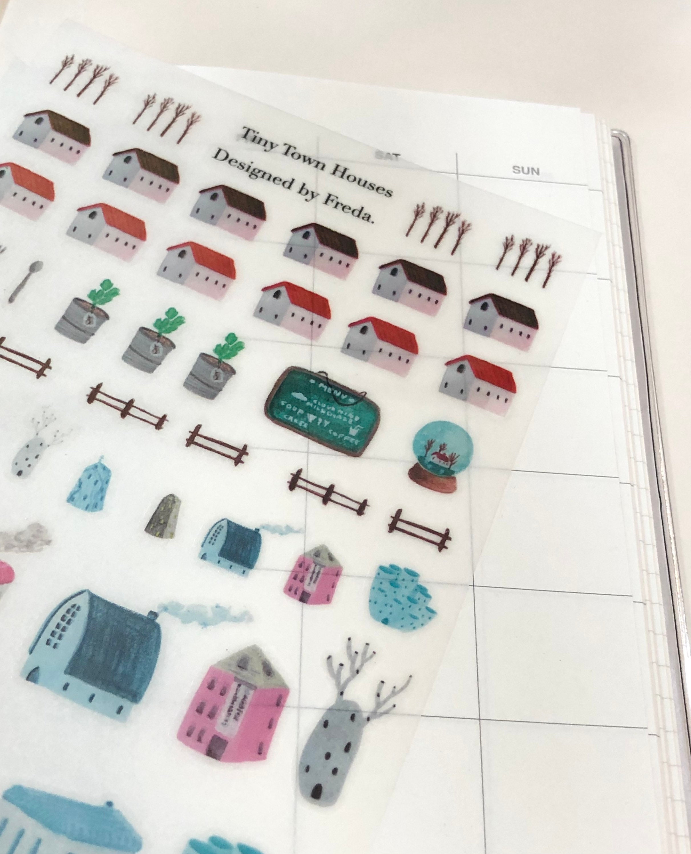 Tiny Town and Mini Mart Grocer Inspired Print on Stickers / - Etsy