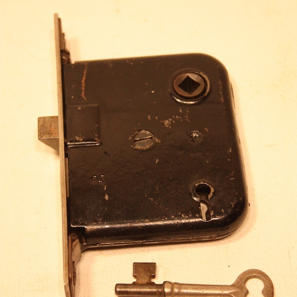 Antique Mortise Lock Set - Etsy