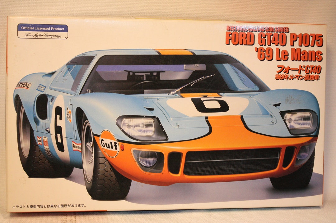 Fujimi Ford GT40 Plastic Model Kit 1:24 Scale - Etsy