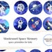 Space Memory Game, Printables for Kids, Watercolor Memory Game ...