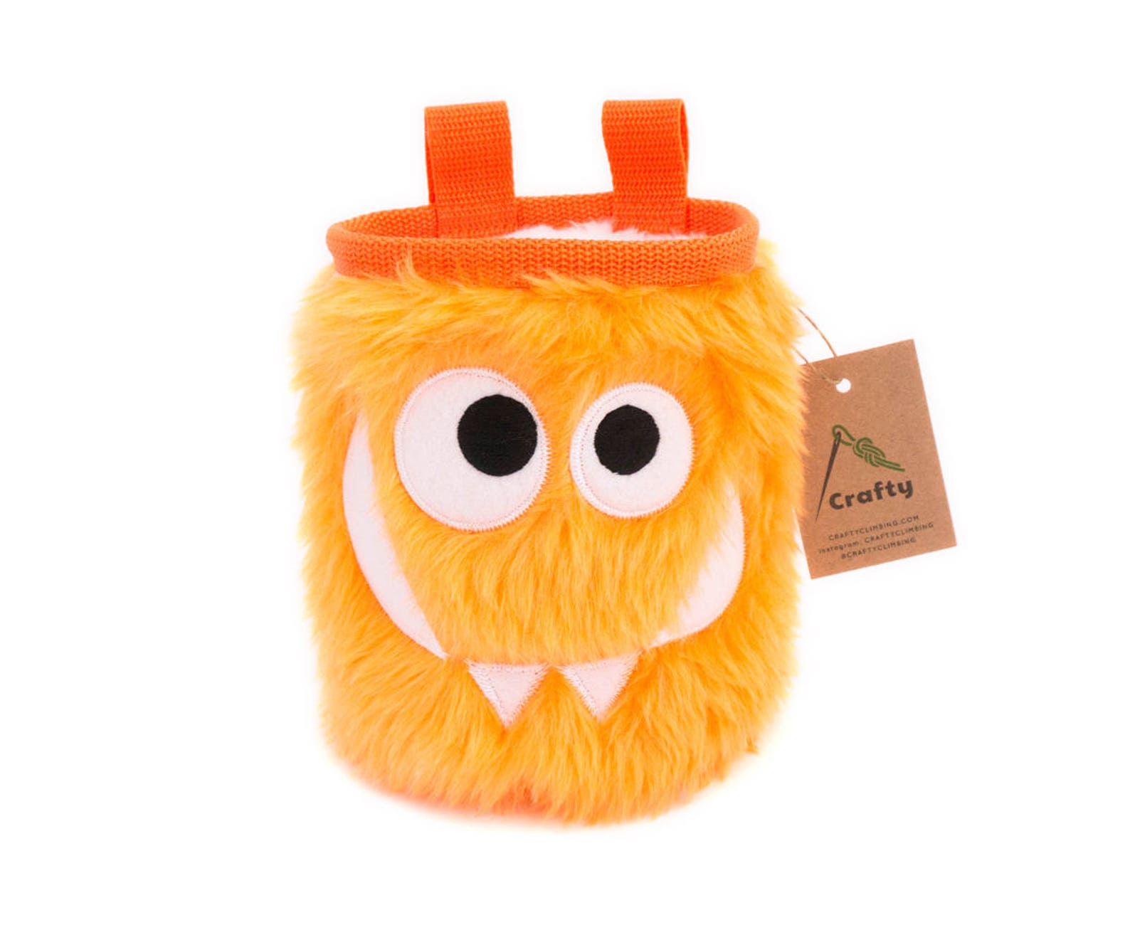 Tangerine Foodie Monster Chalk Bag Climbing Chalk Bag Bag - Etsy