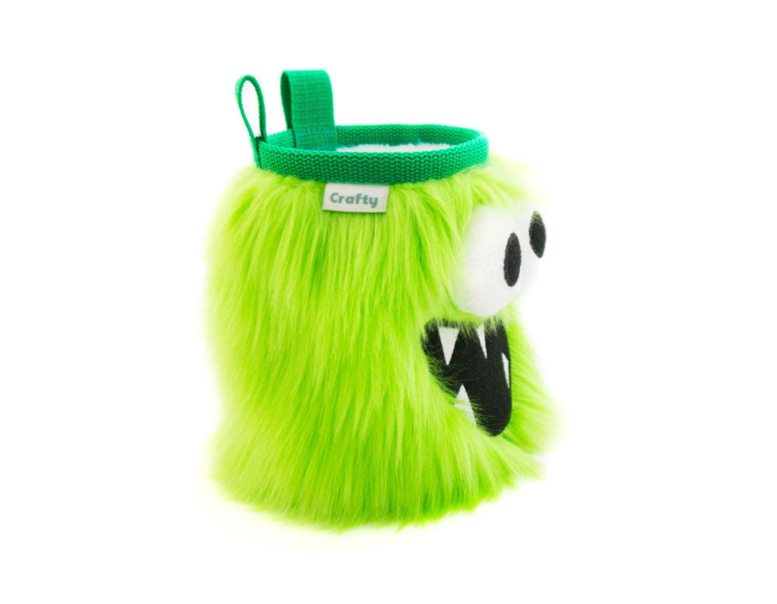 Green Five Toothed Monster Chalk Bag | Etsy