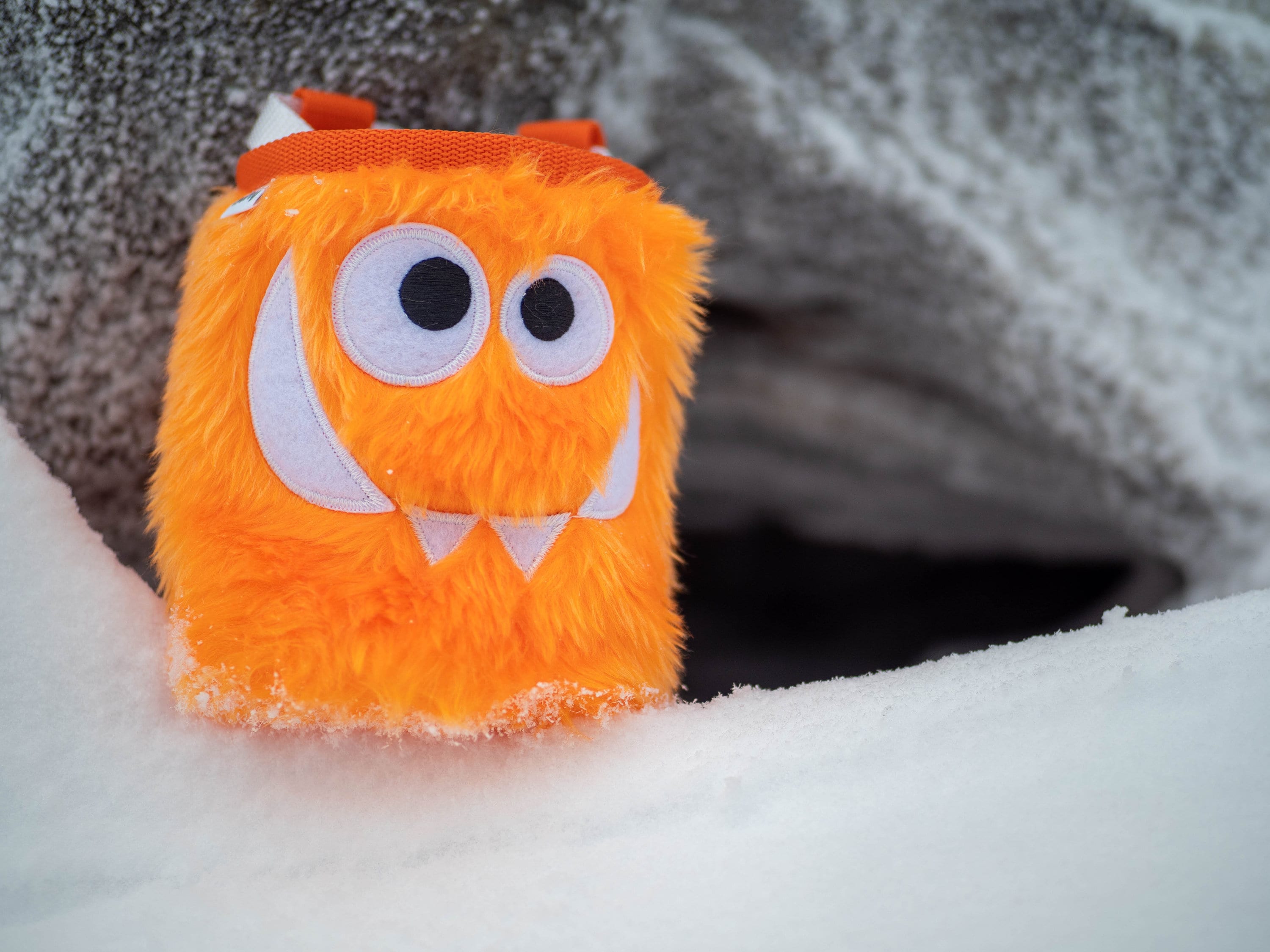 Tangerine Foodie Monster Chalk Bag Climbing Chalk Bag Bag - Etsy