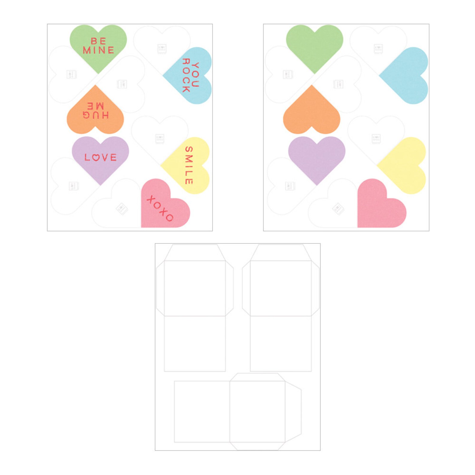 PRINTABLE : Sweethearts Mini Valentine Cards - Etsy