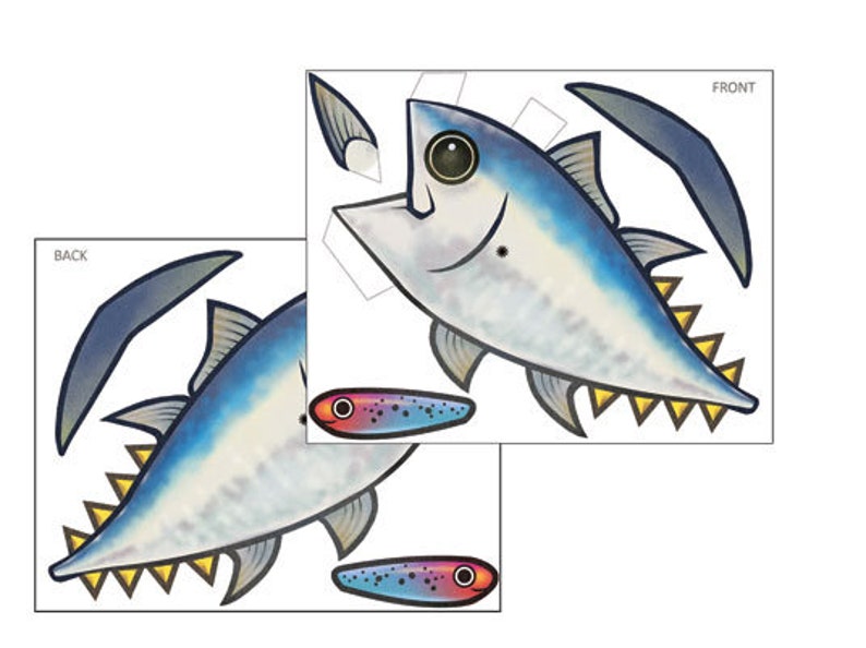 PRINTABLE : Bluefin Tuna Gift Card Case - Etsy