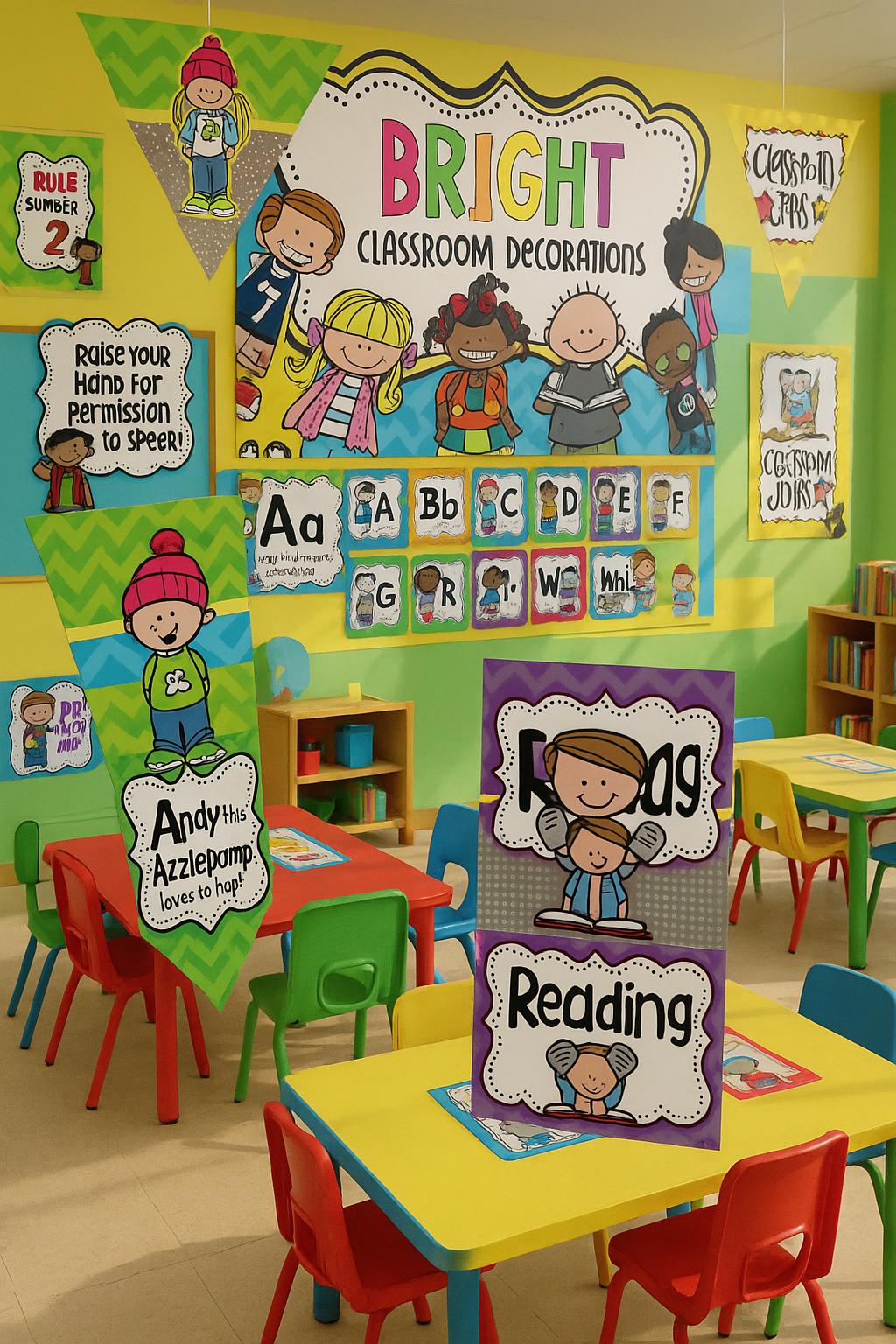Bright Kids Classroom Decorations, Classroom Printable, Classroom ...