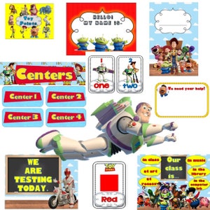 Toy Story Classroom Decorations Editable - Etsy