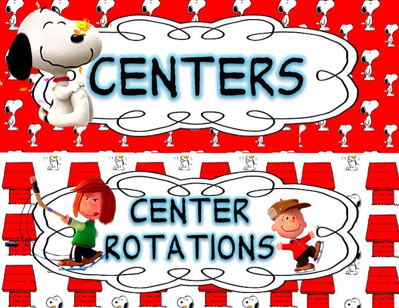 Customizable, Colorful Classroom Decor With Peanuts Inspired Classroom ...