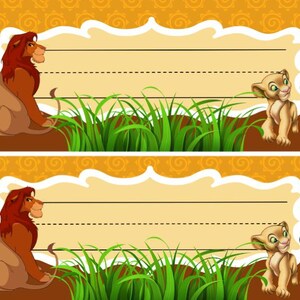 Editable Classroom Decor Bundle Elementary, Lion King Theme, Classroom ...