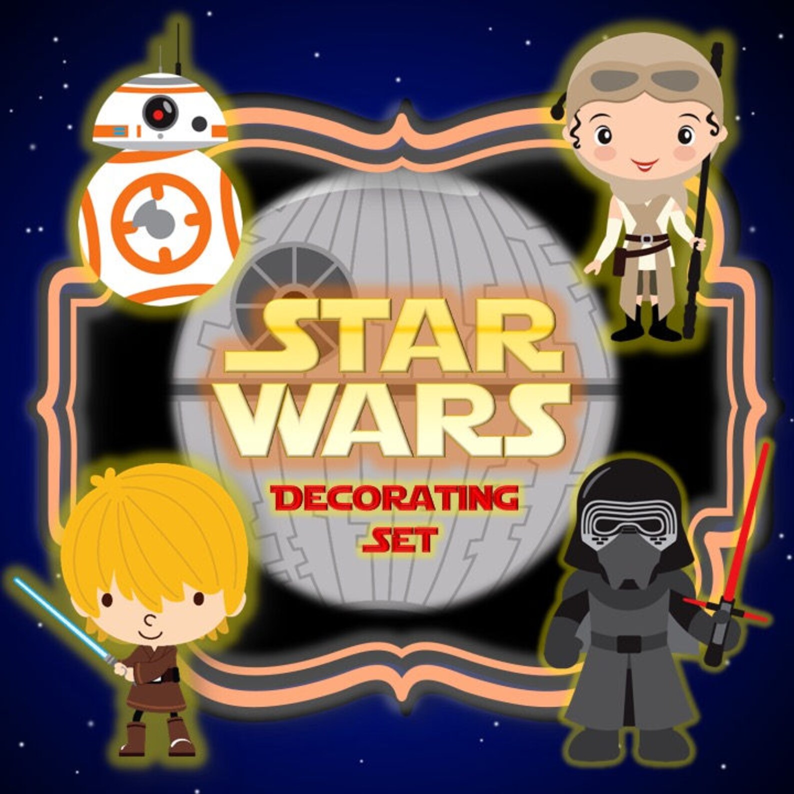 Star Wars Classroom Decoration MEGA Bundle Set-262 Pages-editable - Etsy