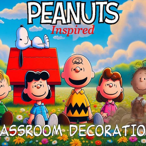 Snoopy Classroom - Etsy