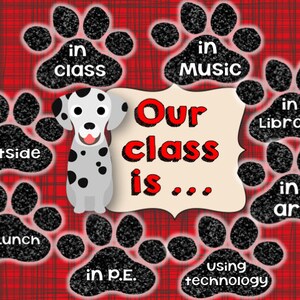 Dogs Classroom Decorations-editable! 307 Pages! - Etsy