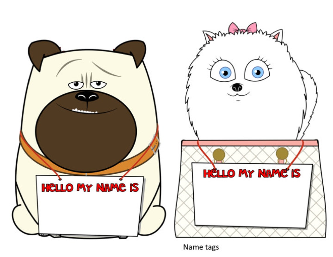 Secret Life of Pets Classroom Decoration MEGA Bundle-editable! - Etsy