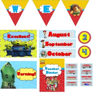 Toy Story Classroom Decorations Editable - Etsy