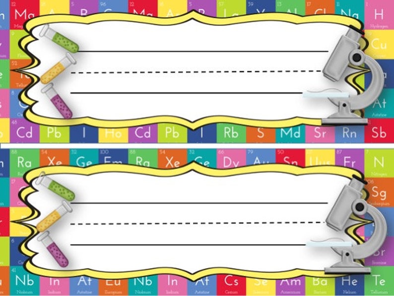 Science Classroom Decorations Over 350+ Pages-editable Bundle! - Etsy