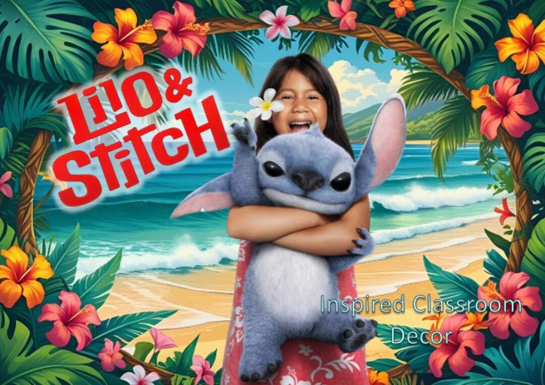 Lilo and Stitch Classroom Decoration Editable Printibles, 250 Pages of ...