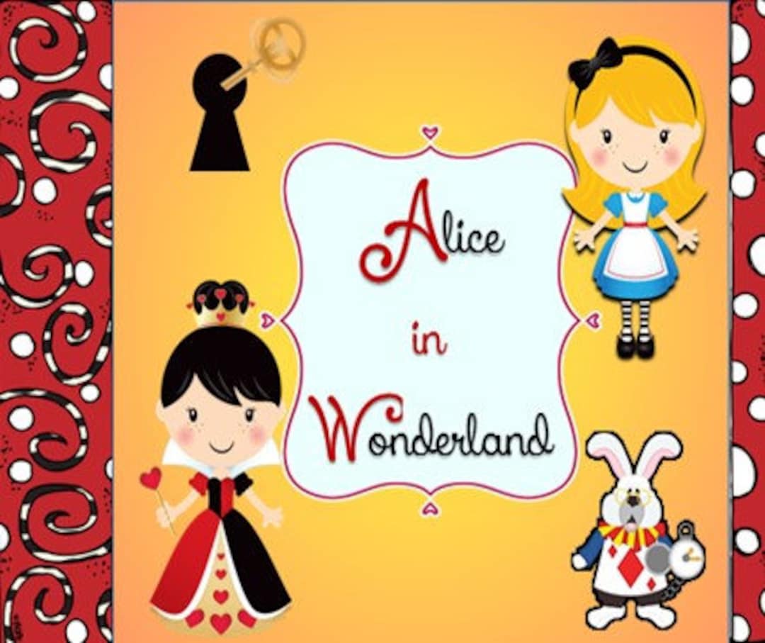 Alice and Wonderland Classroom Decoration Set-over 200 Pages!-editable ...