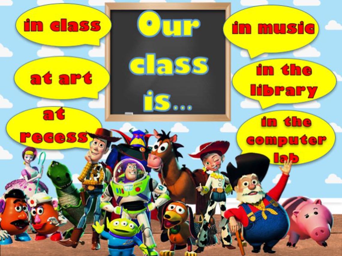 Toy Story Classroom Decorations Editable - Etsy UK