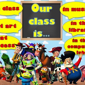 Toy Story Classroom Decorations Editable - Etsy