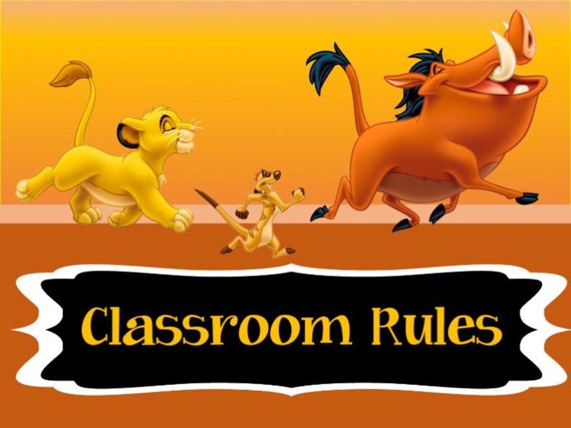Editable Classroom Decor Bundle Elementary, Lion King Theme, Classroom ...