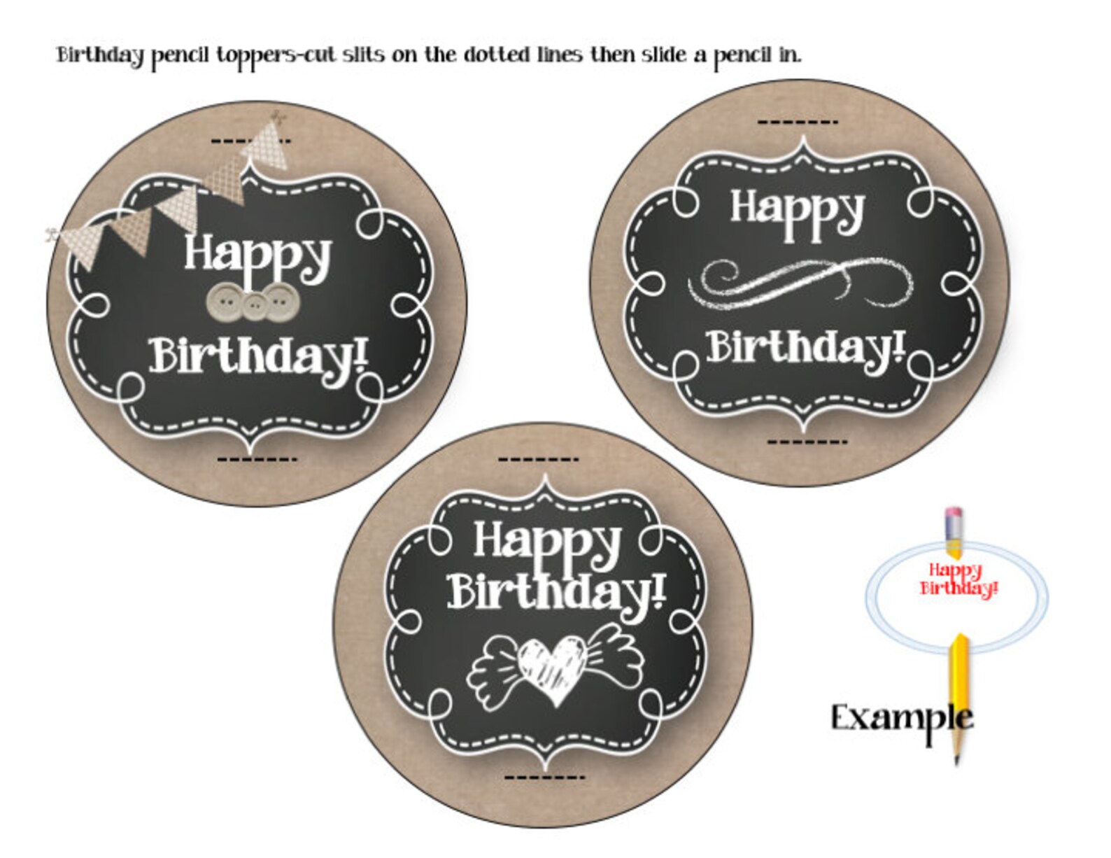 Chalkboard, Burlap and Buttons Classroom Decoration MEGA Bundle ...