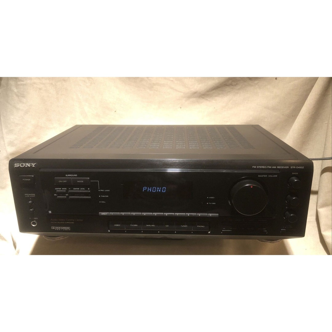 Sony STR-D450Z Audio Video Receiver Surround Sound System Amplifier ...