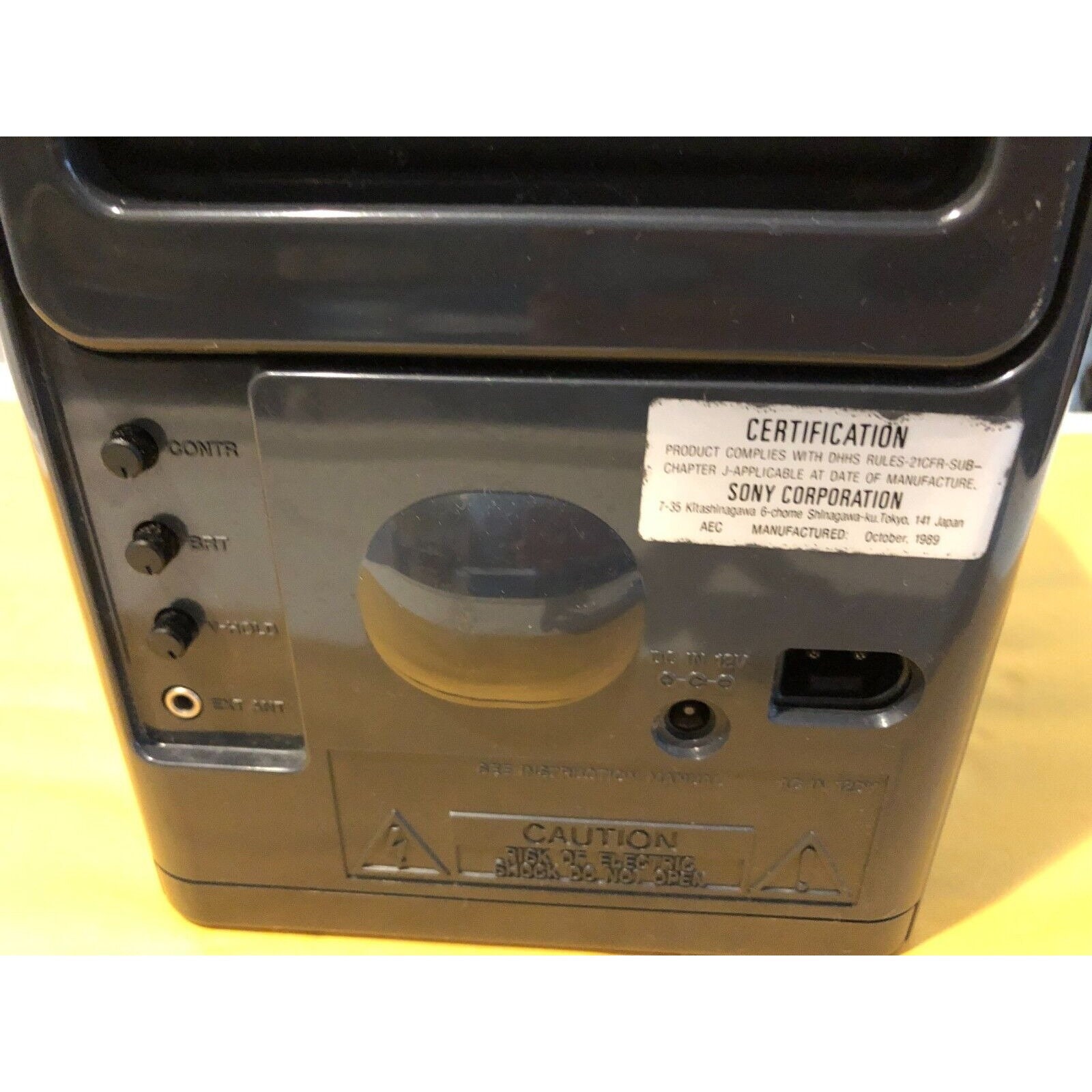 Sony Mega Watchman FD-500 Black & White Portable TV Fm Am - Etsy