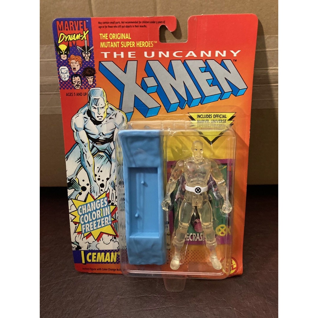 Marvel Entertainment X Men the Uncanny Clear Iceman Action Figure - Etsy