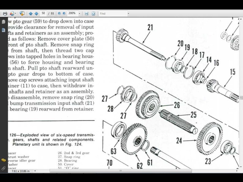 MASSEY FERGUSON MF250 Workshop Service Manual 202pg for MF 250 Tractor ...