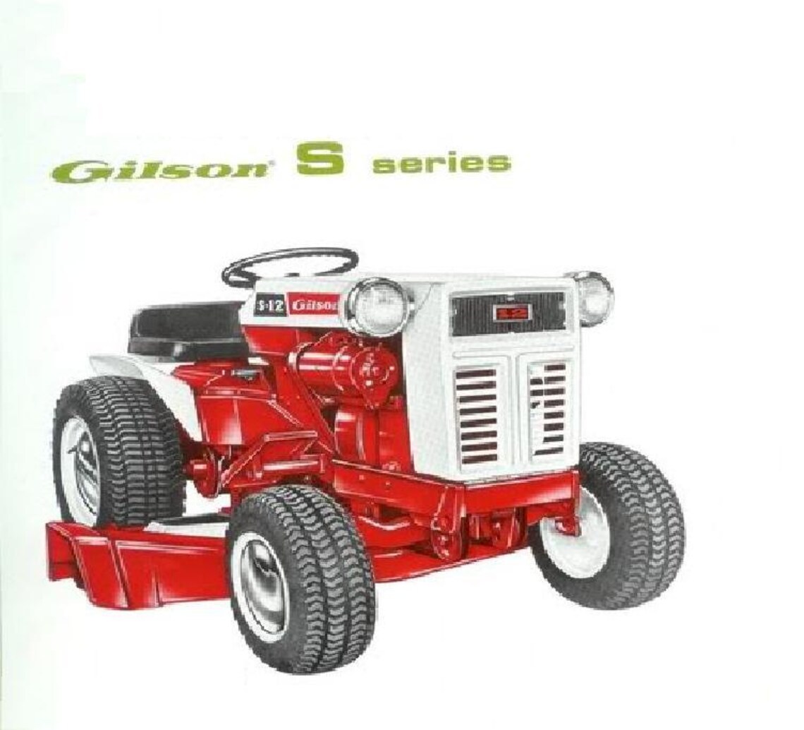 Gilson Montgomery Ward Tractor Parts Manual 450pgs With Mower & Loader ...