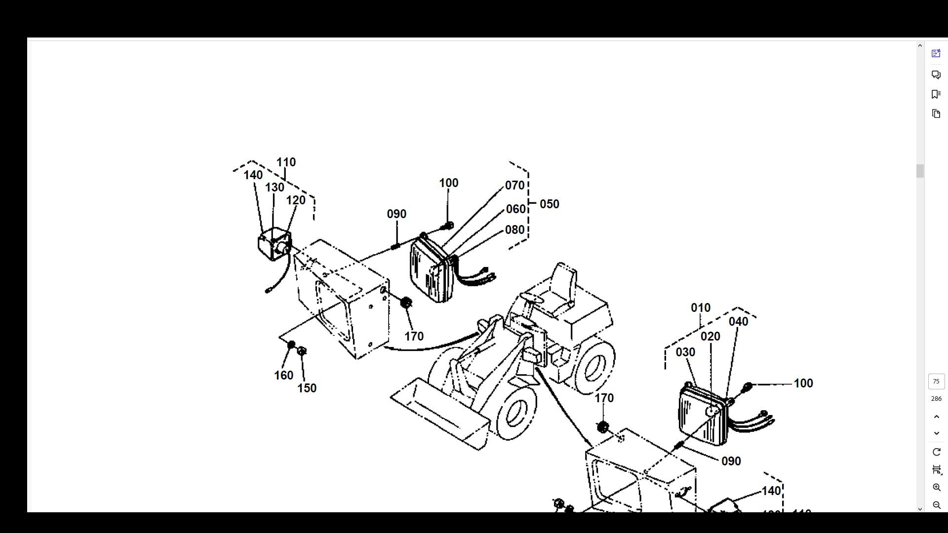 KUBOTA R400 Tractor Loader Parts Manual 285pgs for R 400 Tractors With ...