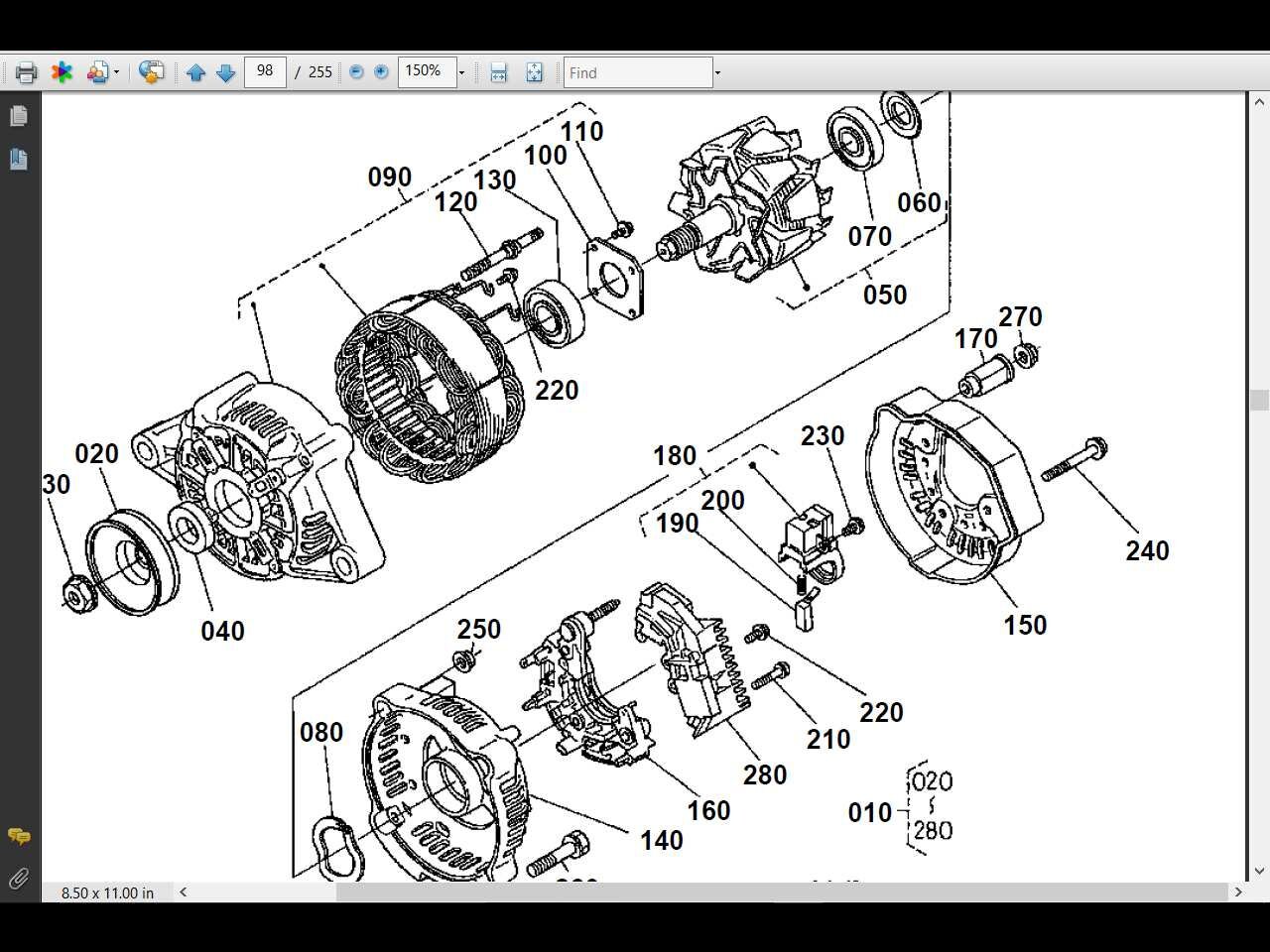 KUBOTA B2400 Tractor Parts Manual -550pg for B-2400 HSD HSE With ...