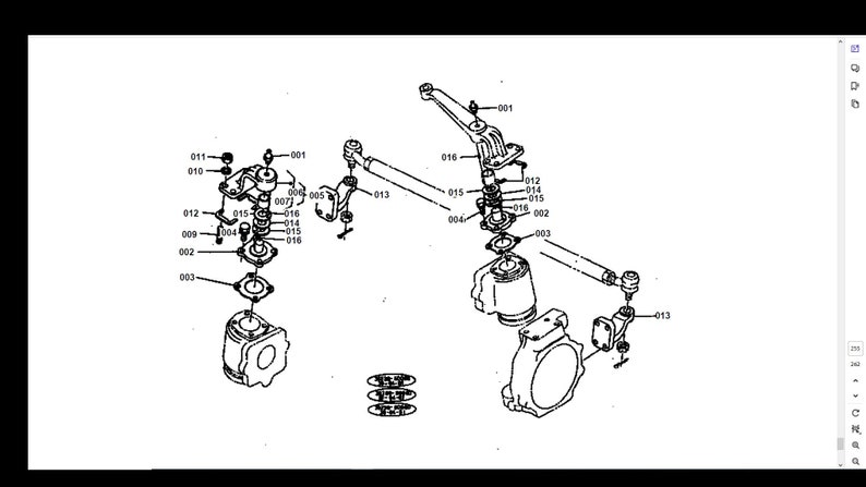 KUBOTA L275 Tractor Parts Manual Set -260pgs With Detailed Exploded L 275 L-275 Diagrams and ...